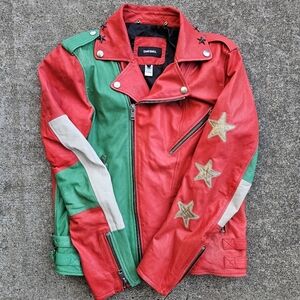 Diesel | Jackets & Coats | Rare Diesel Daredevil Lambskin Leather Moto ...